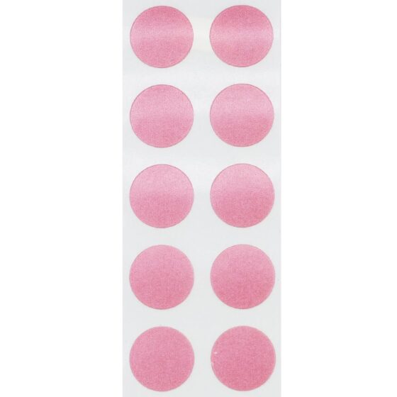 Small Pink Dot Stickers 1/2" | InStockLabels.com