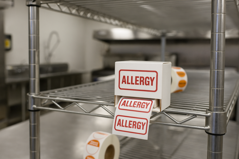 Smart Ways to Use Allergy Labels in Commercial Kitchens